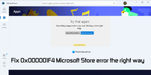 Fix 0x000001F4 Microsoft Store Error Code the right way
