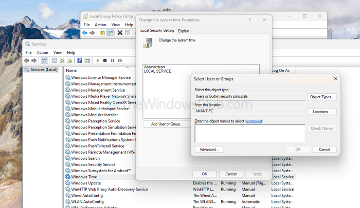 Cannot change Time in Windows 11 [Fix]