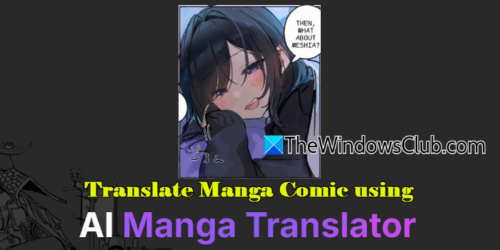 How to translate Manga Comic using AI Manga Translator?