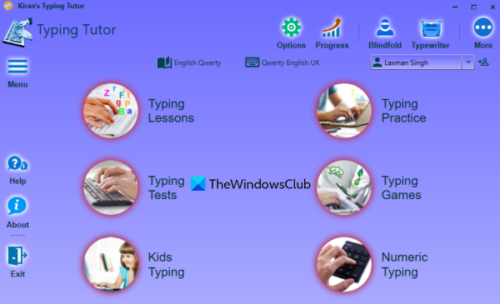 Best free tools for Typing Practice for Kids on Windows 11/10