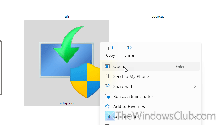 Repair Version of Windows not found in Windows 11