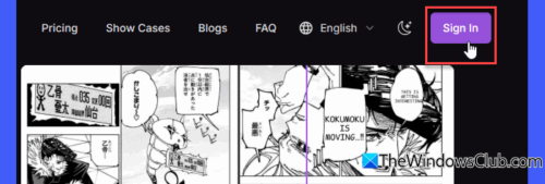 How to translate Manga Comic using AI Manga Translator?