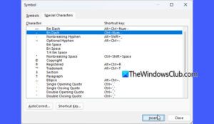 How to type Hyphen, En dash, and Em dash in Word