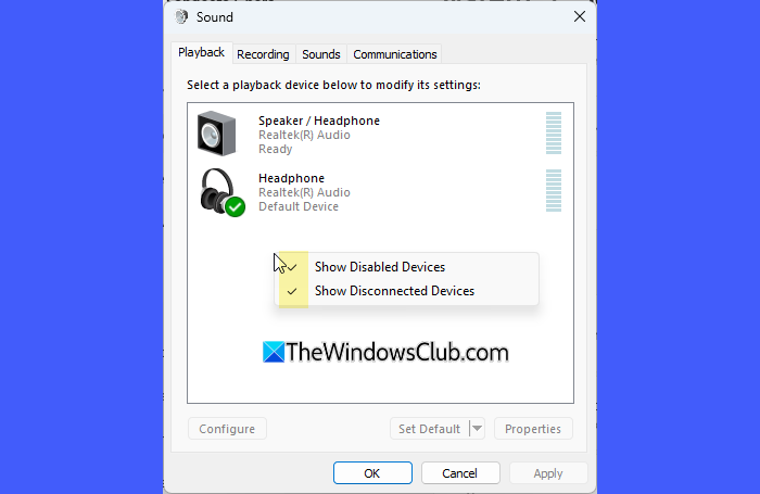 No sound after installing Realtek audio drivers in Windows 11
