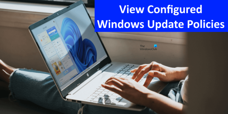 How to view the Configured Windows Update Policies