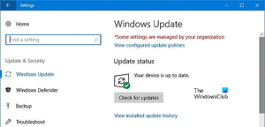 How to view the Configured Windows Update Policies