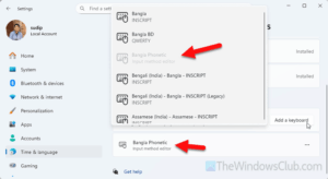 Cannot type Regional Language in Windows 11