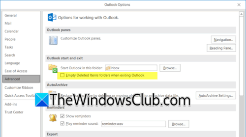 Outlook emails are automatically deleted