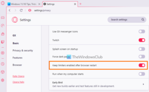 Opera GX CPU Limiter not working [Fixed]
