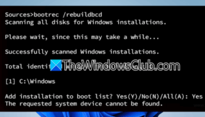 Missing Operating System Not Found error in Windows 11 [Fix]