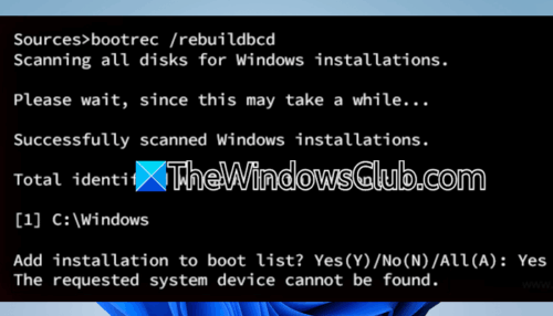 Missing Operating System Not Found error in Windows 11 [Fix]
