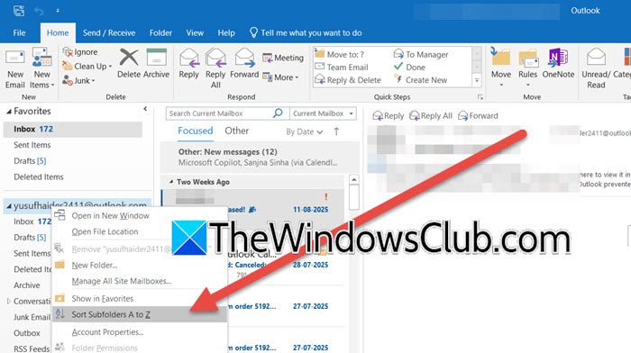 Outlook app Notifications not working in Windows 11