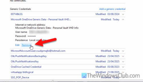 OneDrive Personal vault Error Code 0x8004db94
