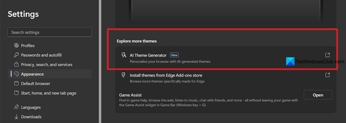 How to use AI features in Edge browser