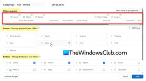 How to customize Outlook ribbon