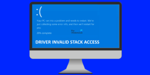 DRIVER INVALID STACK ACCESS Blue Screen on Windows 11/10