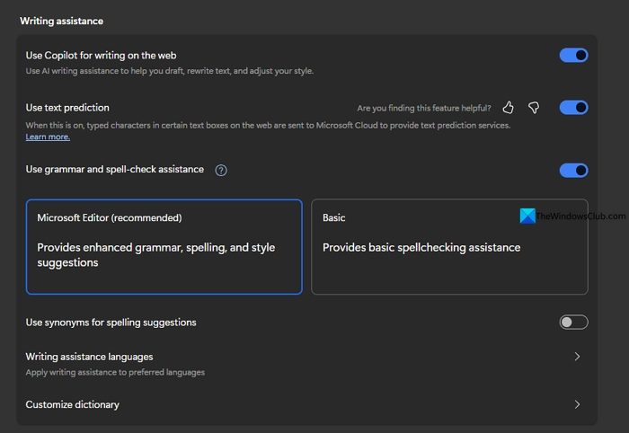 How to use AI features in Edge browser