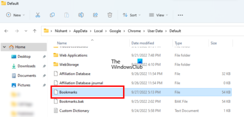 Chrome bookmarks disappeared or not showing up