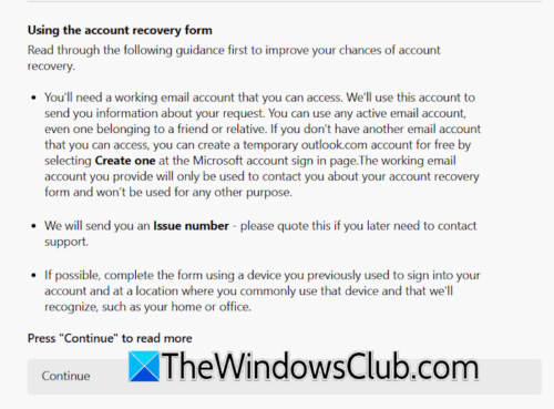 How to recover Microsoft account without email and phone number