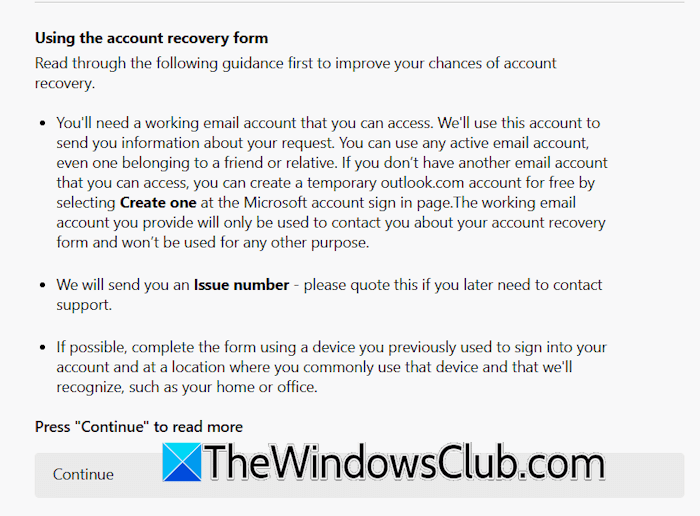 How to recover Microsoft account without email and phone number