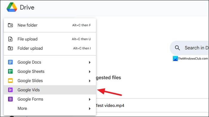 How to use Google Vids to edit videos directly on Google Drive