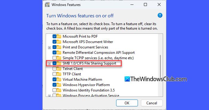 Windows Features you can turn off in Windows 11