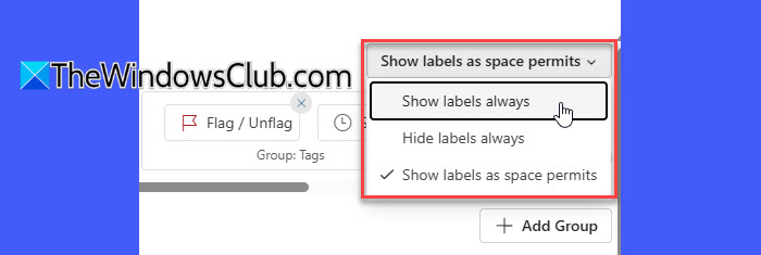 How to customize Outlook ribbon
