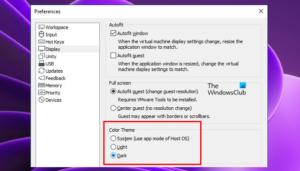 VMware Workstation does not support the multiple monitors feature