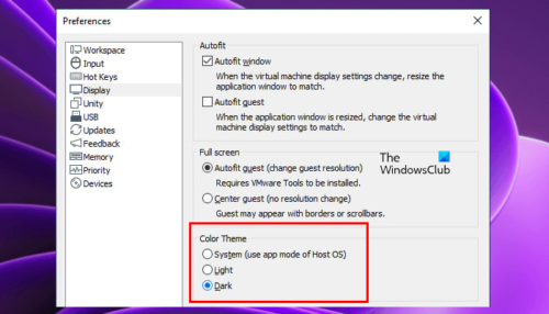VMware Workstation does not support the multiple monitors feature