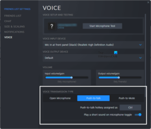 How to configure and test a Microphone in Steam