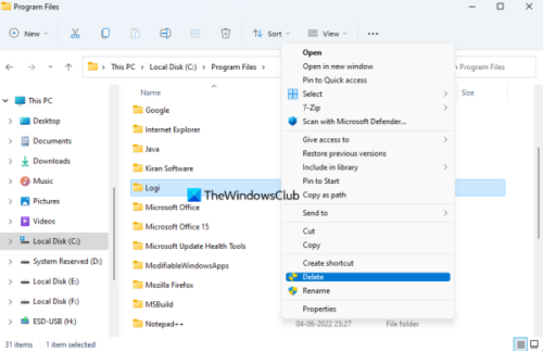 How to remove Leftover Files after Uninstall in Windows 11/10
