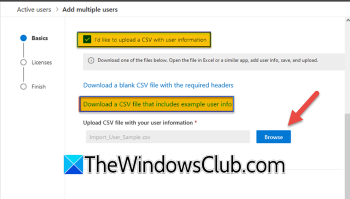 How to create Bulk Users in Office 365