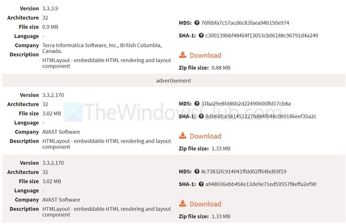 HTMLayout.dll cannot be loaded in Windows 11 [Fix]