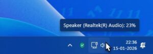 How to change Sound Volume in Windows 11
