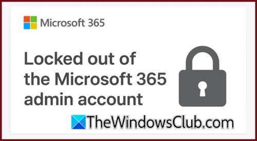 Locked out of the Microsoft 365 admin account? What to do?