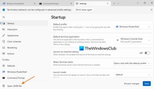 How to set a Custom Theme in Windows Terminal