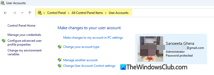 How to find Computer Username and Password in Windows 11