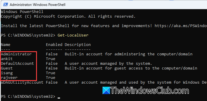 How to find Computer Username and Password in Windows 11