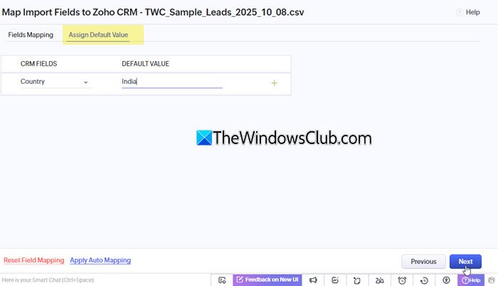 How to import leads into Zoho CRM