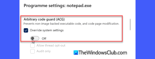 How to disable Exploit Protection in Windows 11