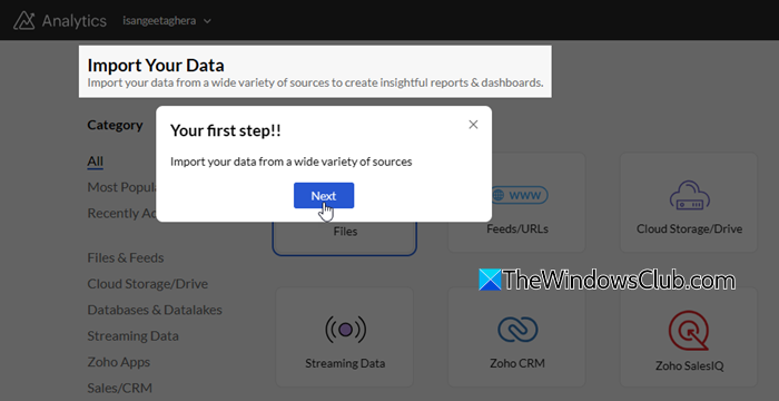 How to connect Data Sources in Zoho Analytics?