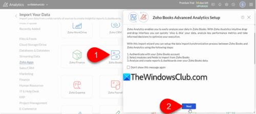How to connect Data Sources in Zoho Analytics?