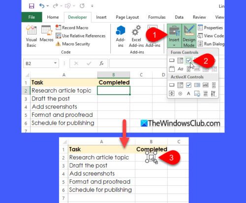 How to link Checkboxes to Multiple Cells in Excel
