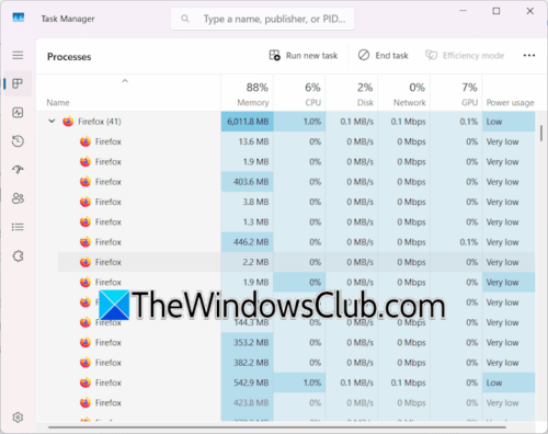Multiple processes of the same program running on Windows 11