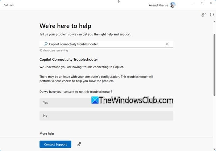 Copilot not working: Error E010007, E010014, E010006