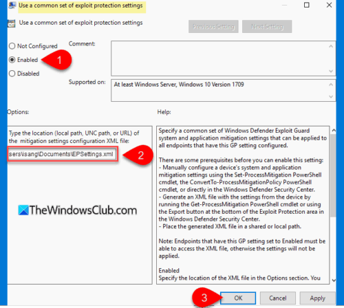 How to disable Exploit Protection in Windows 11