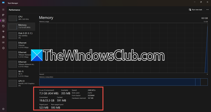 Hyper-V unable to allocate RAM [Fix]