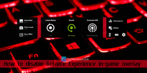 How to disable GeForce Experience in-game overlay