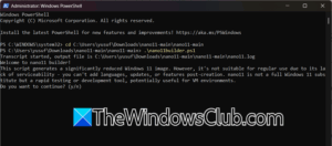 Use Nano11 to build a smaller Windows 11 ISO