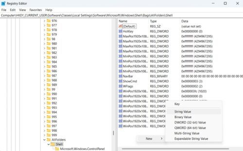 Disable Folder Type Discovery in File Explorer in Windows 11